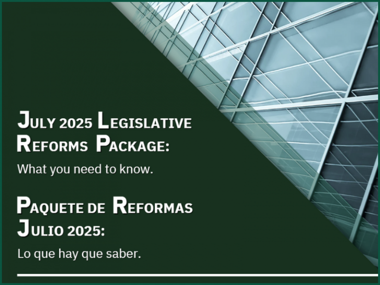 July 2025. Legislative Reforms Package, What you need to know ...